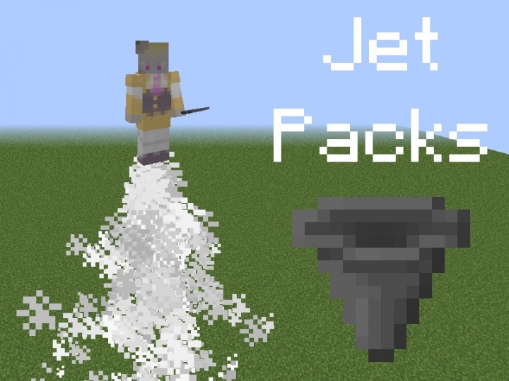 Functional Jet Packs for Minecraft 1.9 Snapshots Minecraft Map