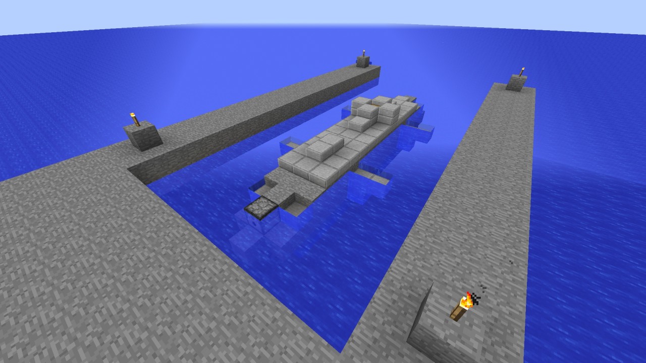 Hydra-class Midget Submarine [Fictional] Minecraft Map