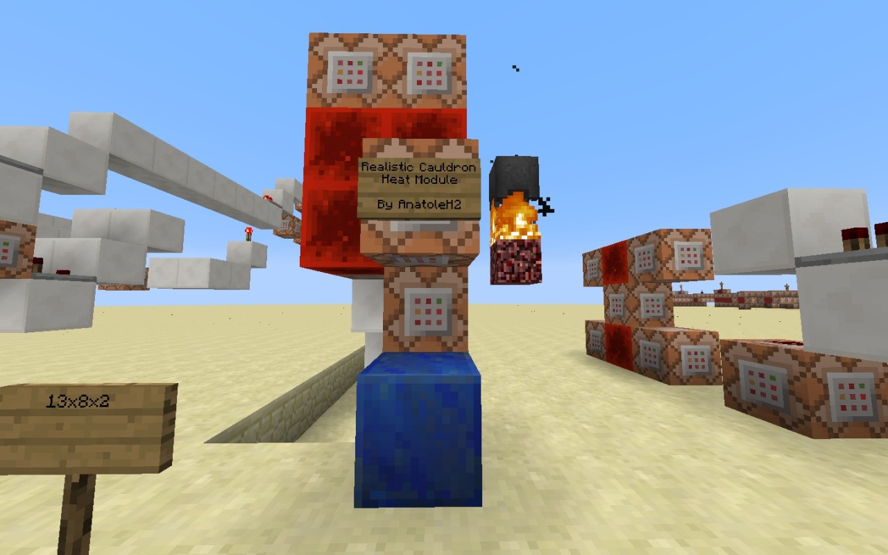 [1.8] Vanilla Realistic Heat Module - Cauldron Minecraft Map