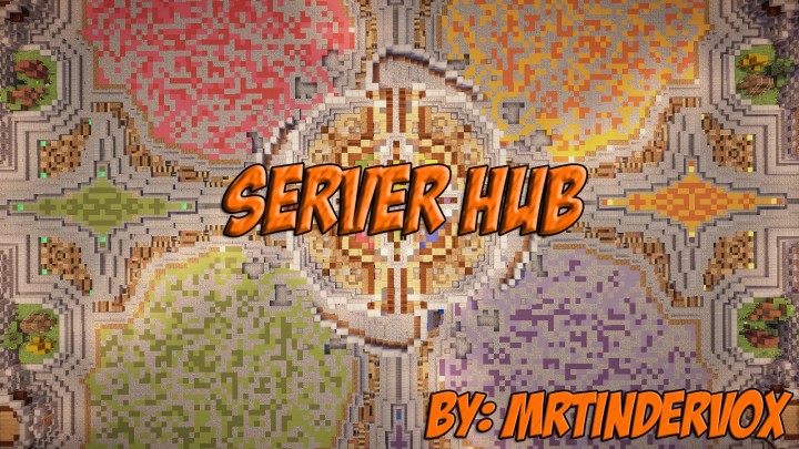 Server Spawn Hub Minecraft Map