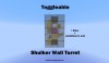 Minecraft - Toggleable Shulker Wall Turret (15w32c) Minecraft Map