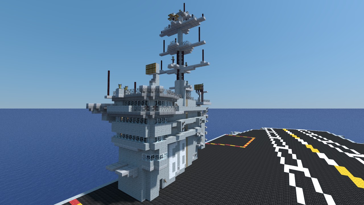 USS Nimitz (CVN-68) 1:1 Minecraft Map