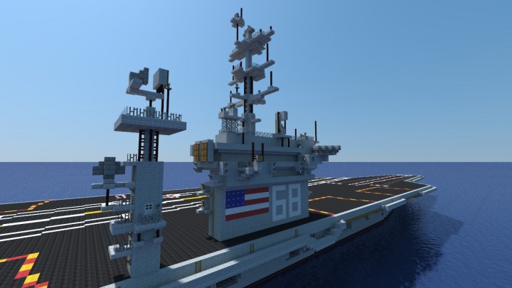 USS Nimitz (CVN-68) 1:1 Minecraft Map