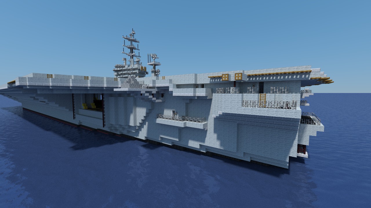 USS Nimitz (CVN-68) 1:1 Minecraft Map