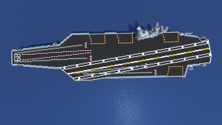 USS Nimitz (CVN-68) 1:1 Minecraft Map
