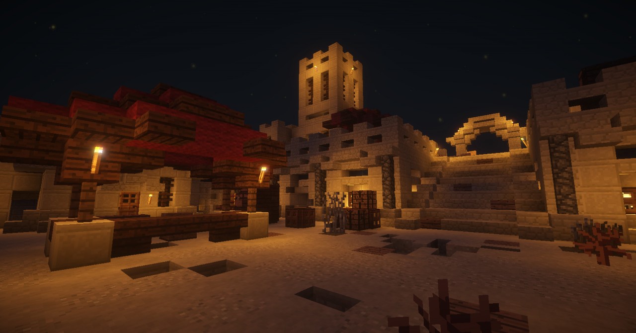 "Sandstone town" Minecraft Map