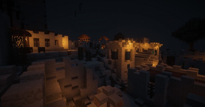 "Sandstone town" Minecraft Map