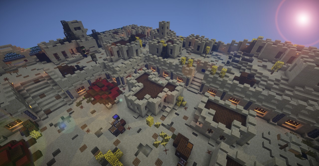 "Sandstone town" Minecraft Map