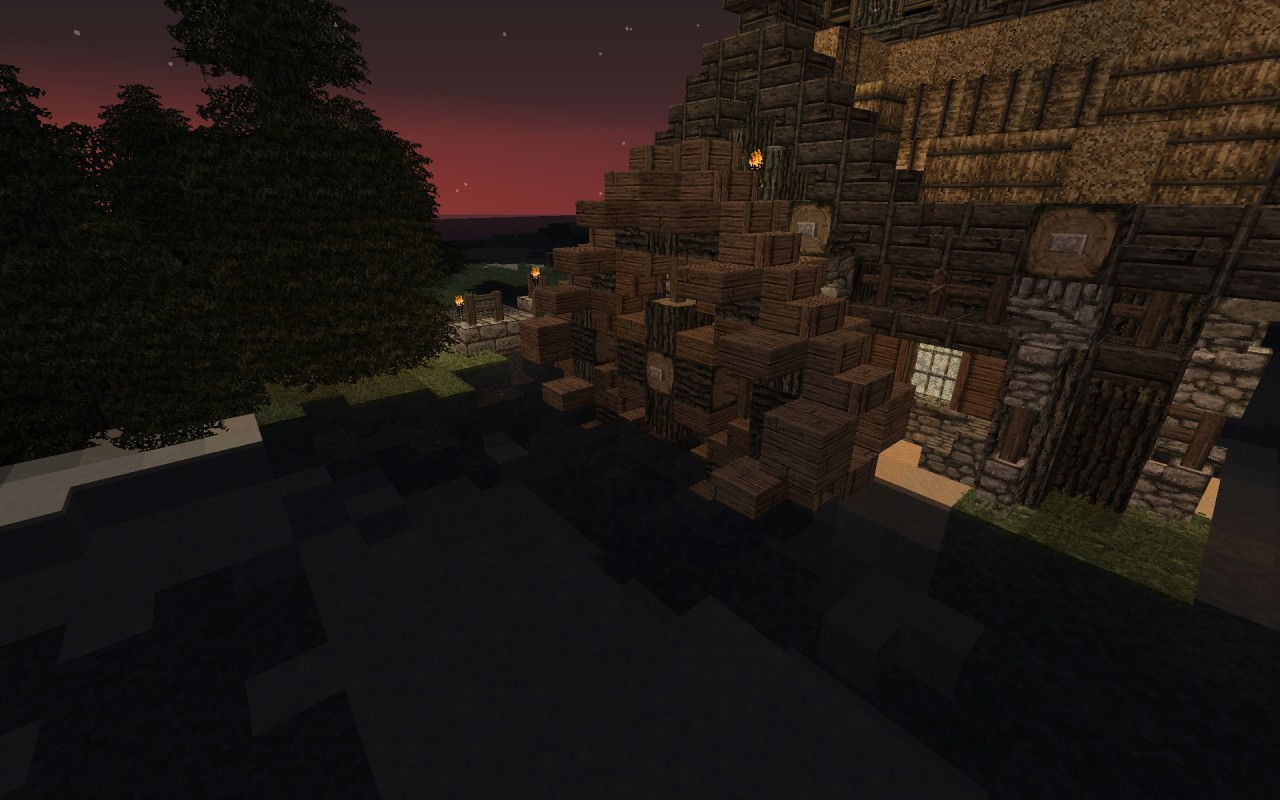 Nordic Thatch-Roof MillHouse Minecraft Map