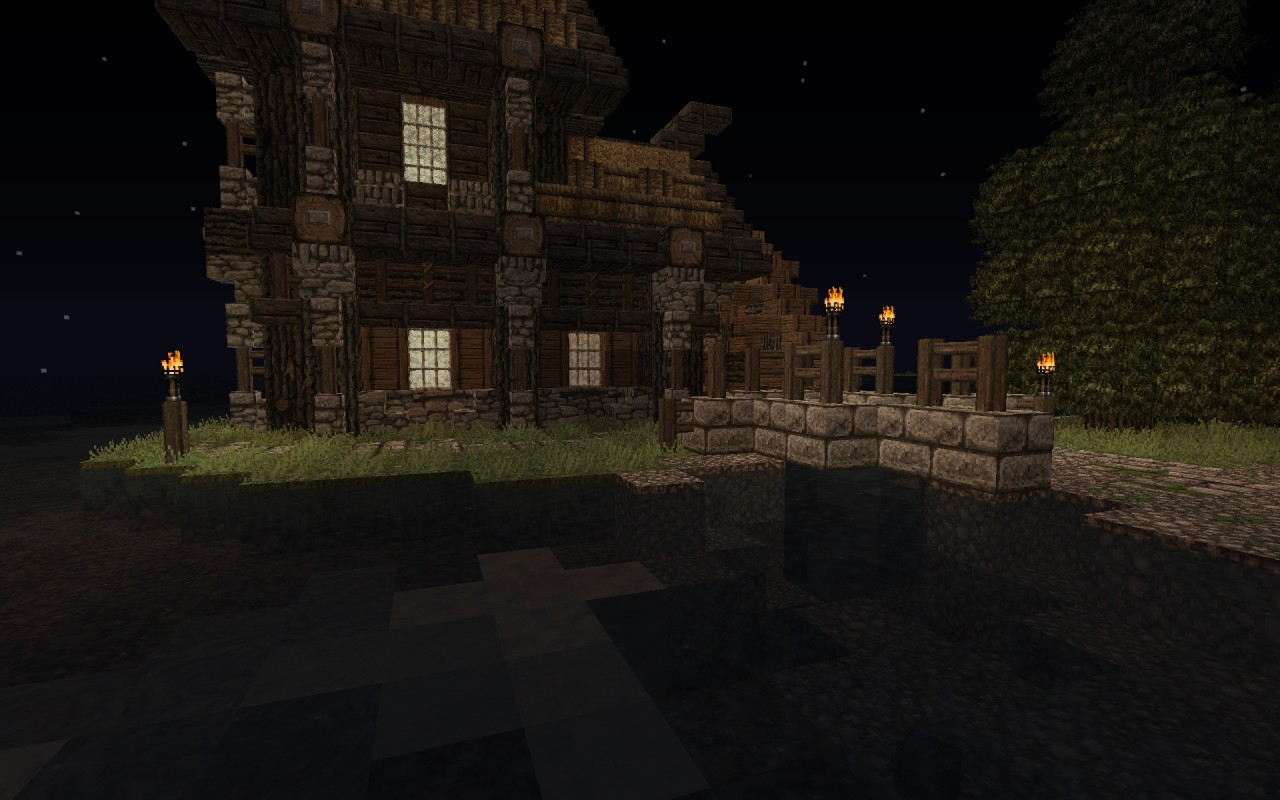 Nordic Thatch-Roof MillHouse Minecraft Map