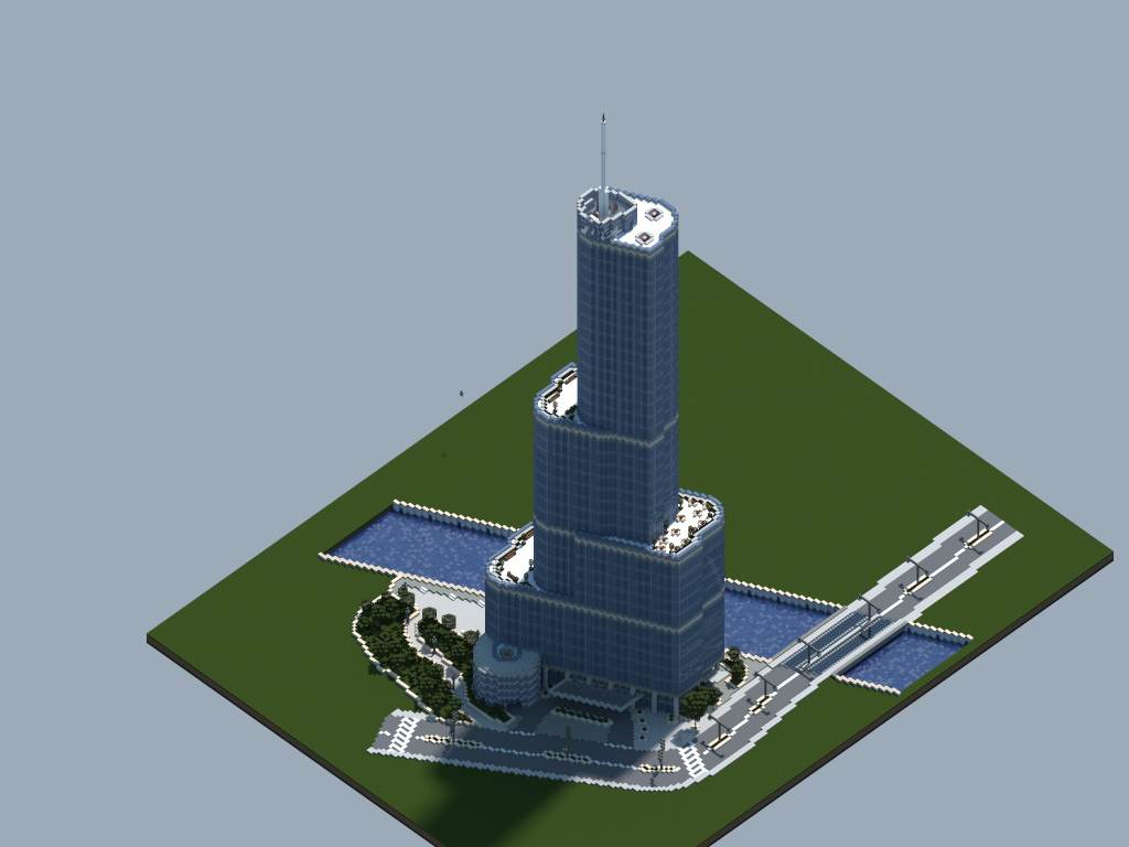 Trump International Hotel Tower - Chicago Illinois USA Minecraft Map