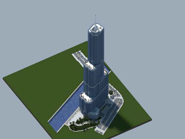 Trump International Hotel Tower - Chicago Illinois USA Minecraft Map
