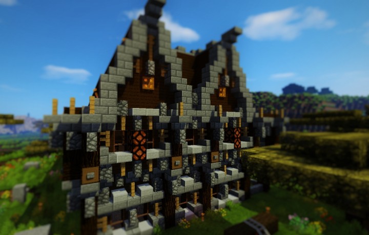 Inn & Lake / Auberge et lac Minecraft Map