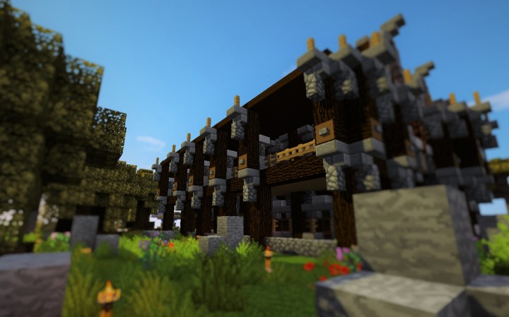 Inn & Lake / Auberge et lac Minecraft Map