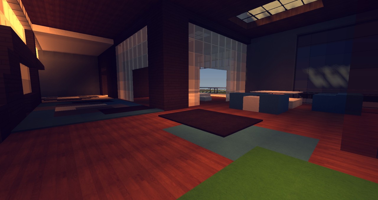 Blue - Modern House 2 Minecraft Map