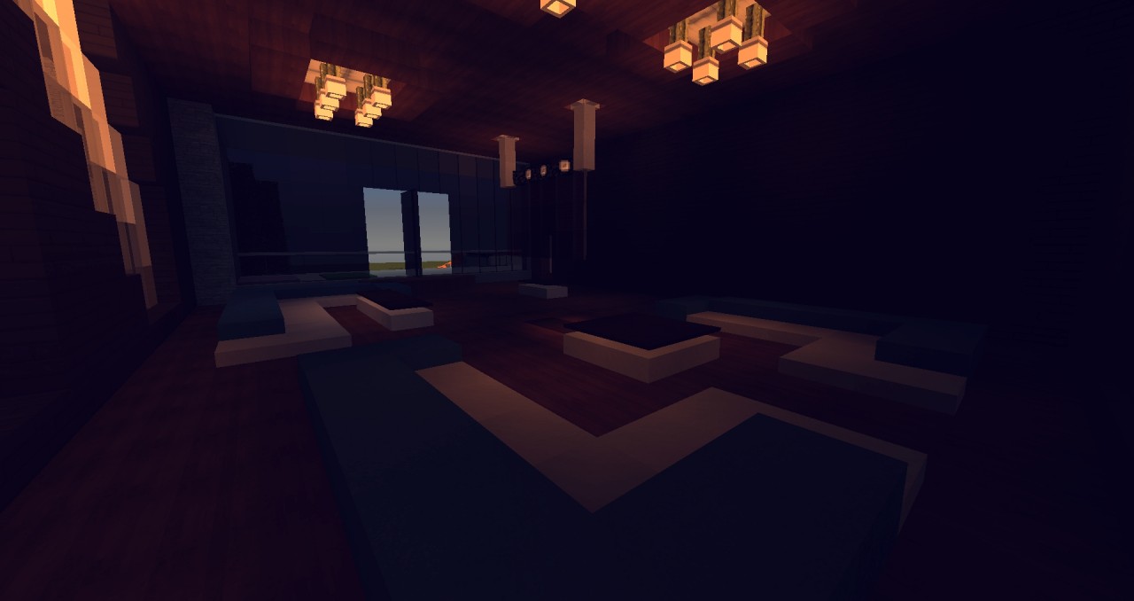 Blue - Modern House 2 Minecraft Map