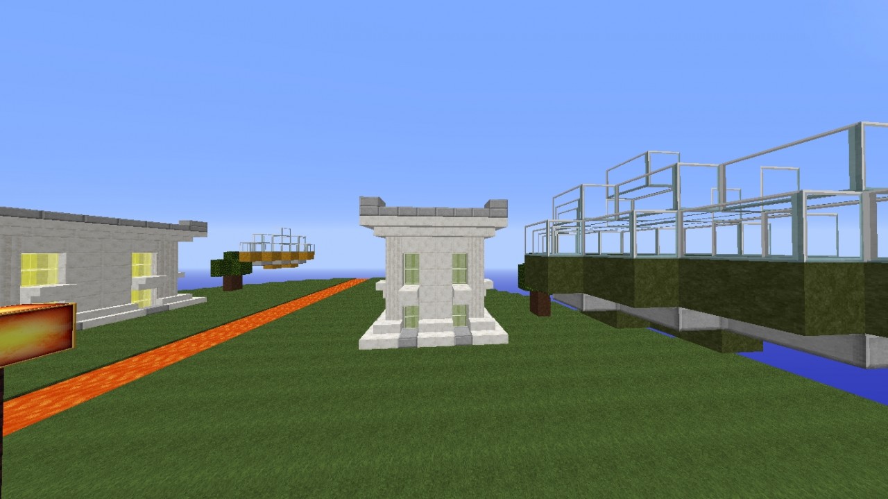 Micro battles map - Futristic Minecraft Map