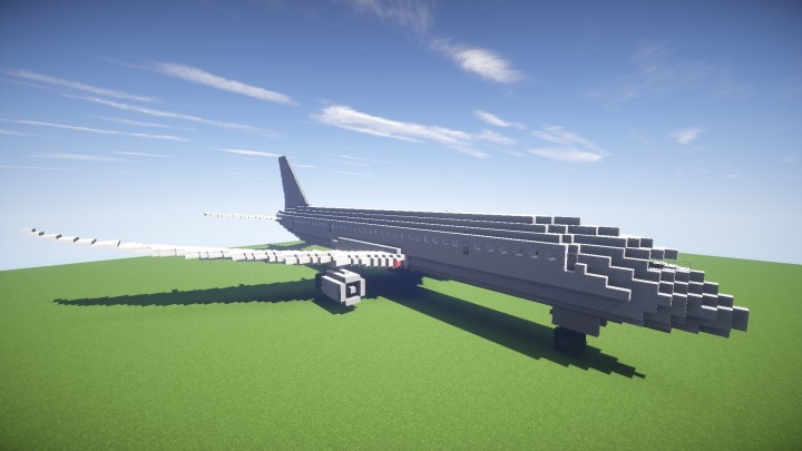 Boeing 787-800 in Boeing Dreamliner Livery Minecraft Map
