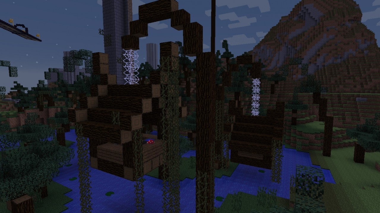 The 8-Building Survival Games Minecraft Map