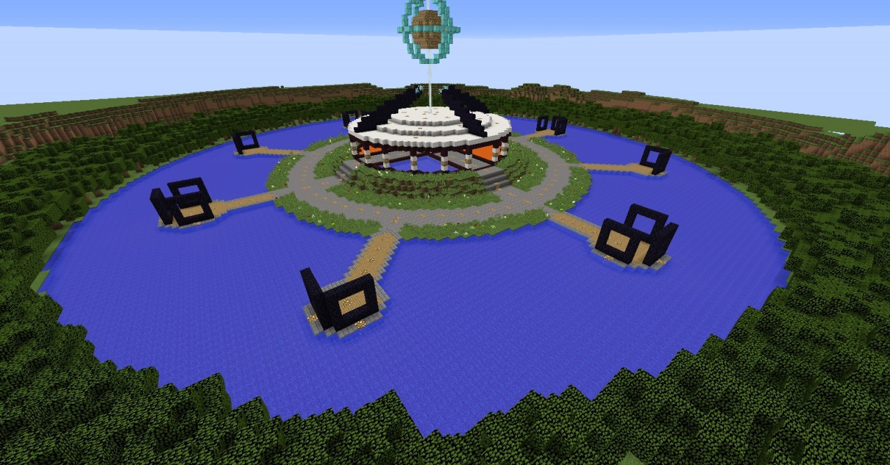 Server Hub Spawn Minecraft Map