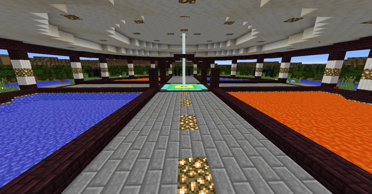 Server Hub Spawn Minecraft Map