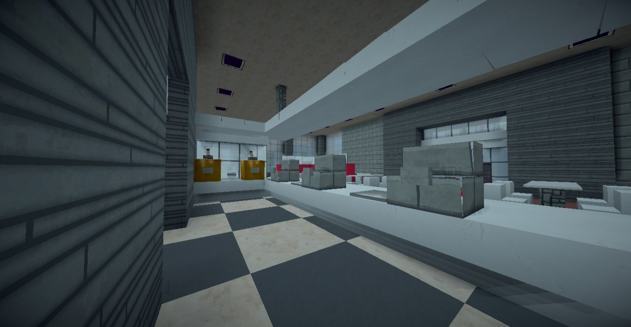 Modern Grill Restaurant Minecraft Map