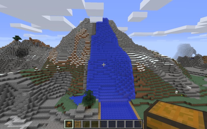 Waterfall Slide Minecraft Map