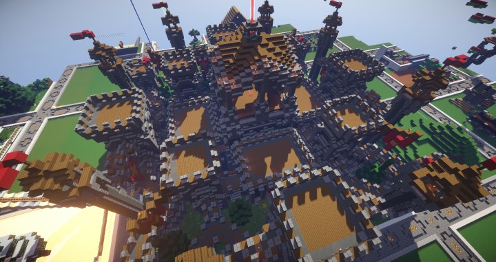AzelcraftMC Creative World Spawn. Minecraft Map