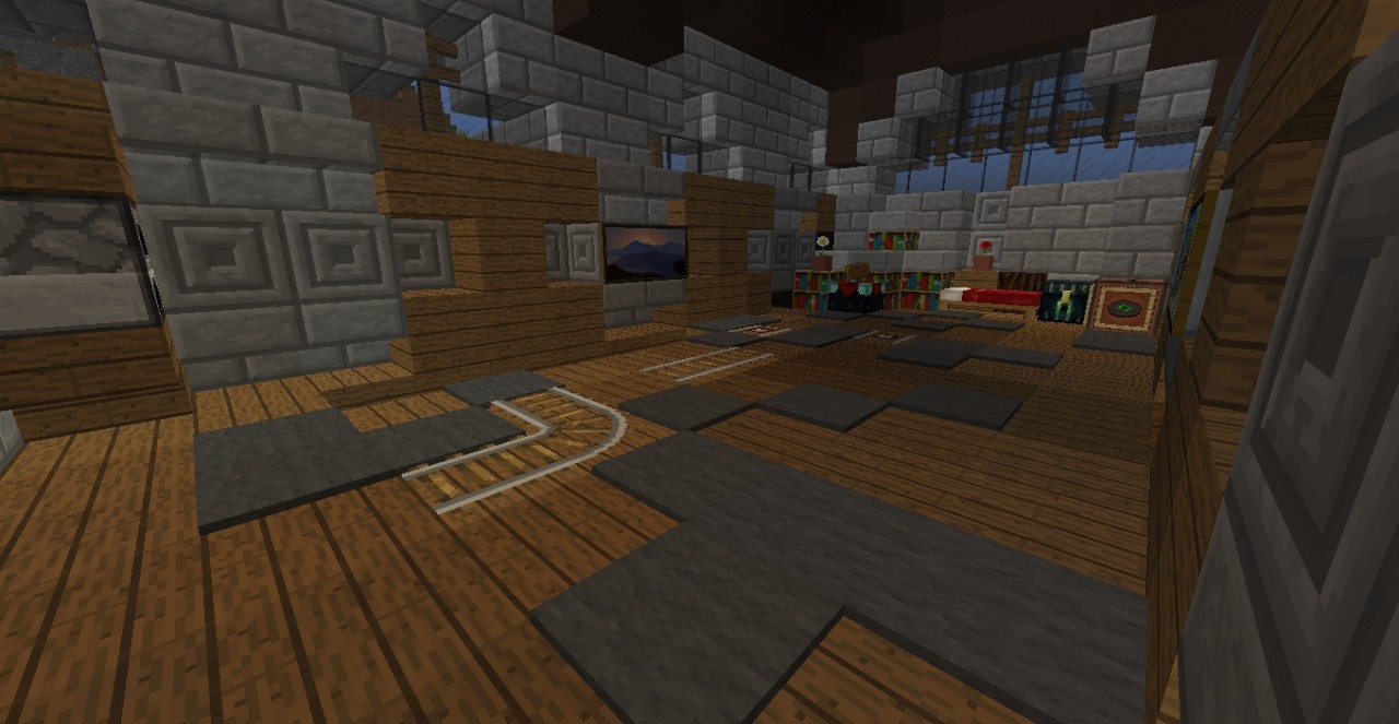 Fantasy House with Interior Minecraft Map