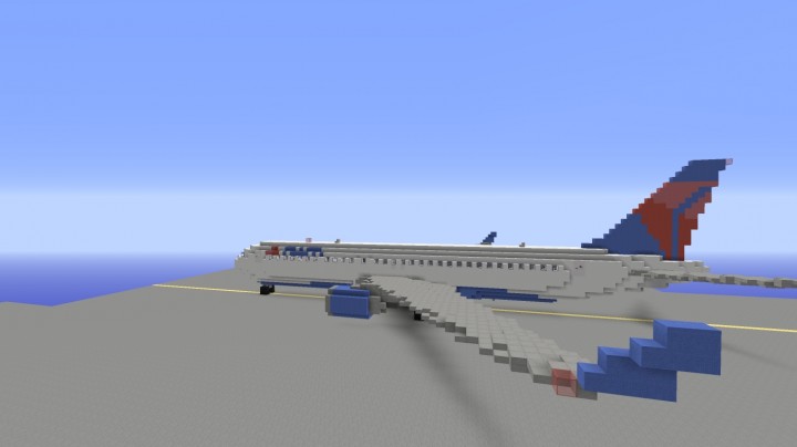 Boeing 767-300 – Airline Liveries Minecraft Map