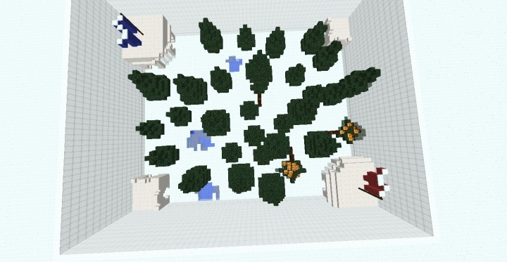 Minecraft CTF Map: Snowland Minecraft Map