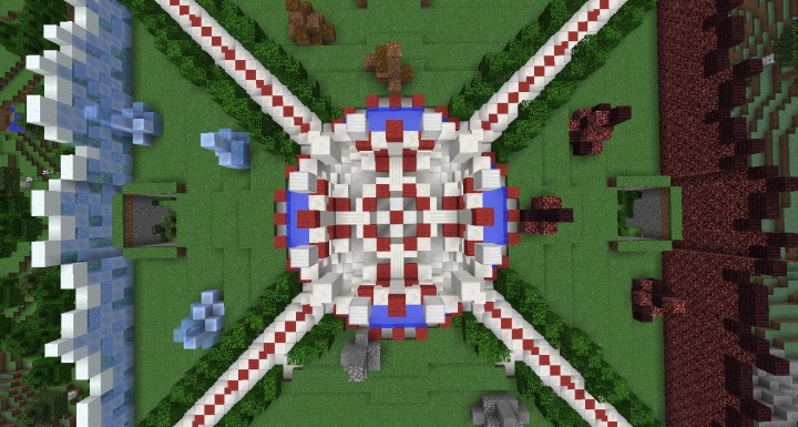 Factions Server spawn Minecraft Map