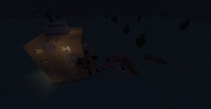 apartment building fire escape Minecraft Map