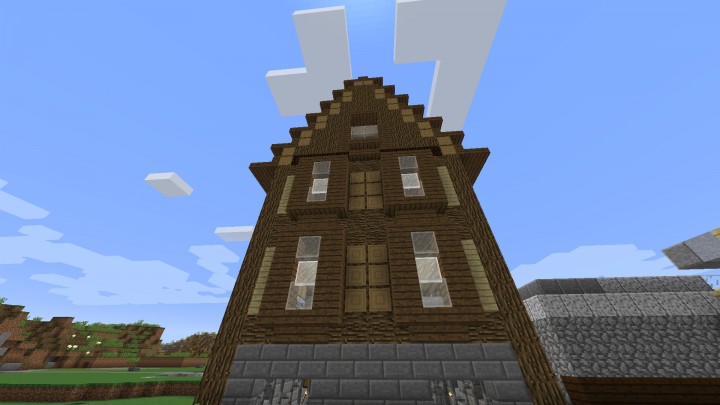 Medieval fancy wooden house Minecraft Map
