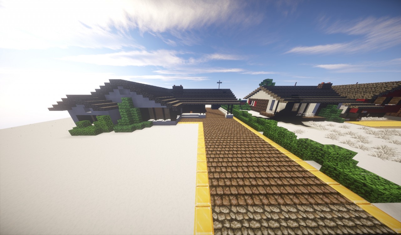 Modern | Street Houses | #1 Minecraft Map