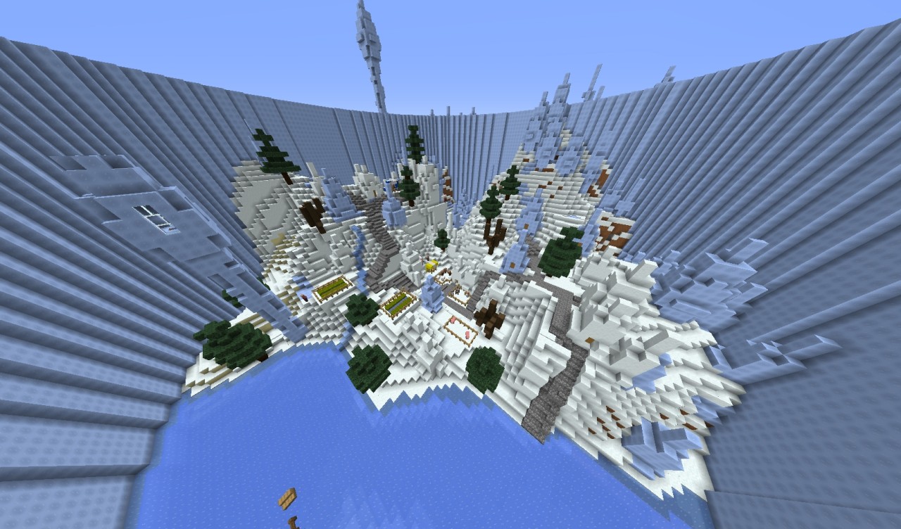 Ice Spikes Village Minecraft Map