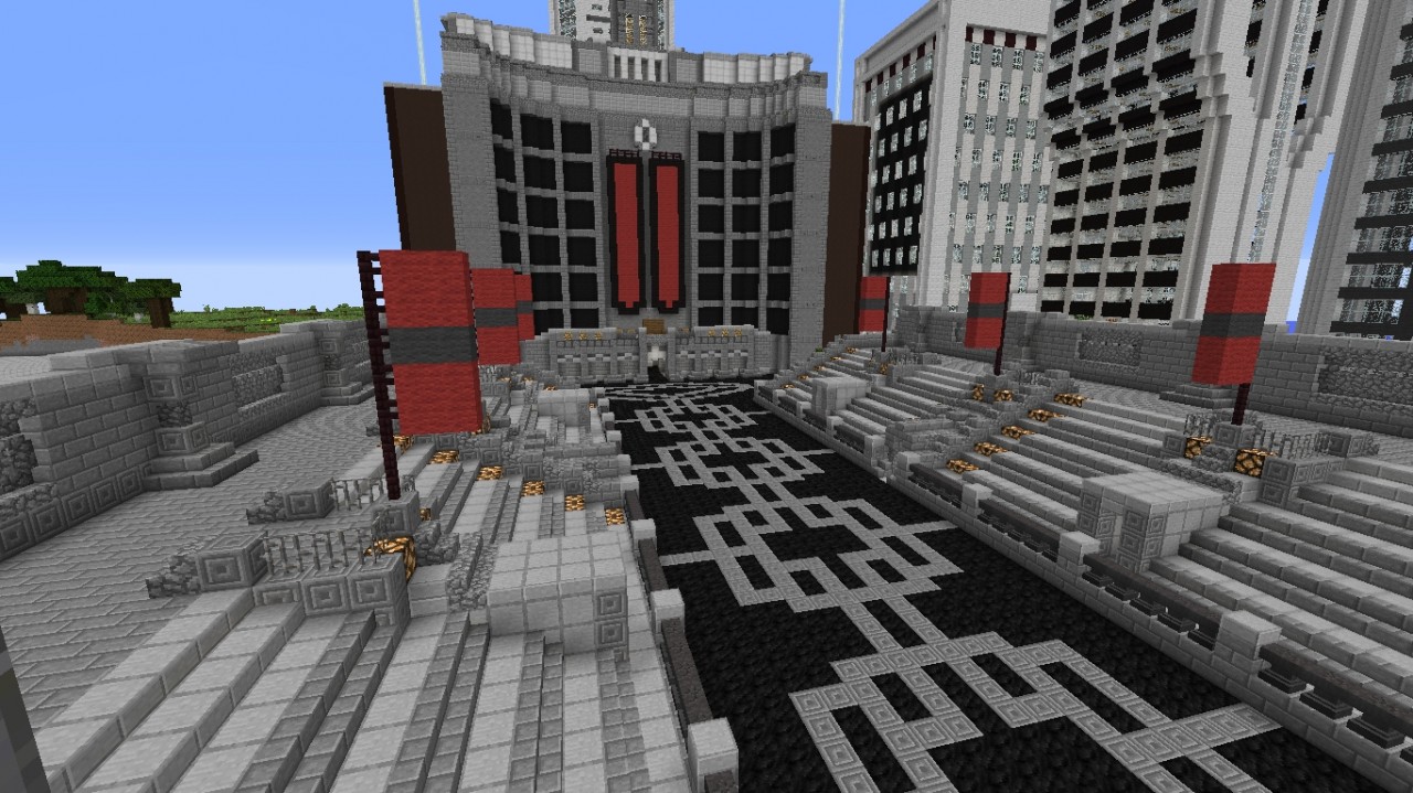 The Capital from the hunger games series Minecraft Map