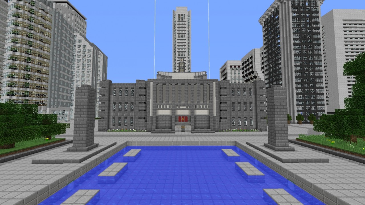 The Capital from the hunger games series Minecraft Map