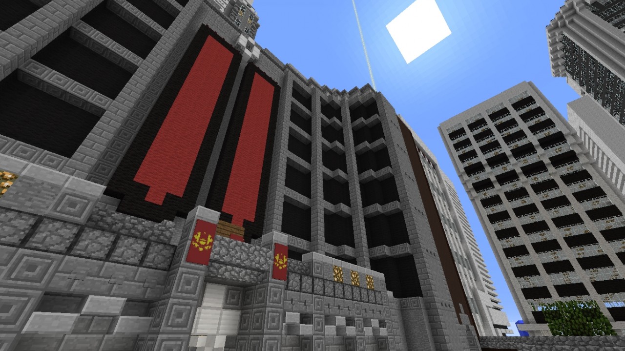 The Capital from the hunger games series Minecraft Map