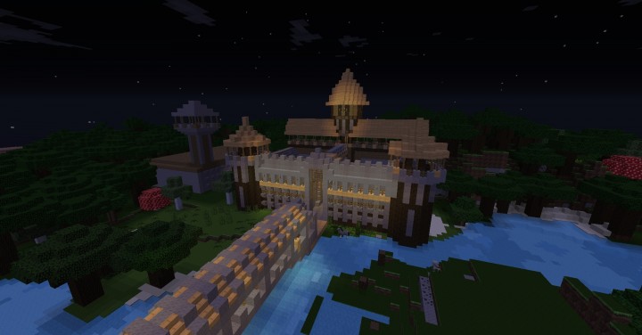 My First Build (Twilight Forest Castle) +Downloads Minecraft Map