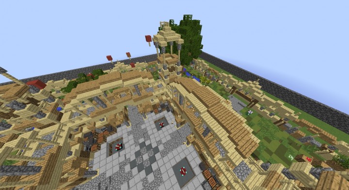 High Quality Factions Spawn 59x59 Minecraft Map