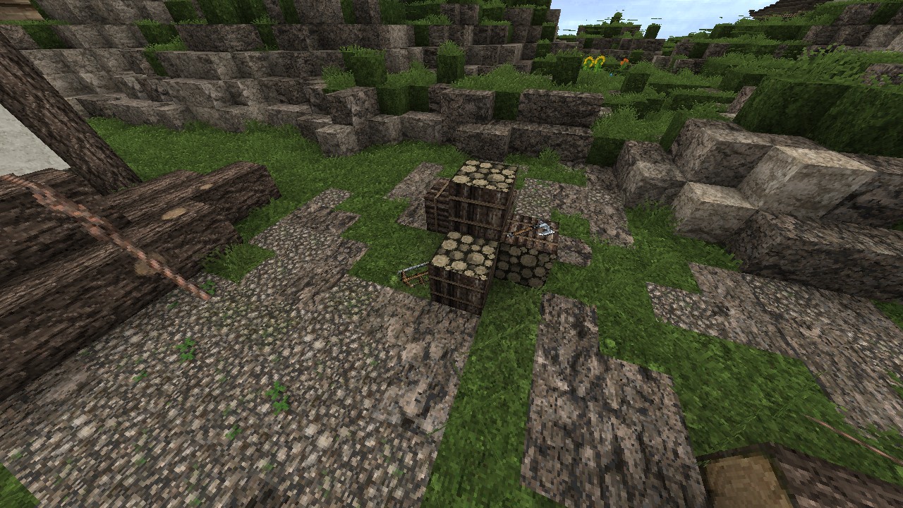 Japanese Lumber Camp Minecraft Map