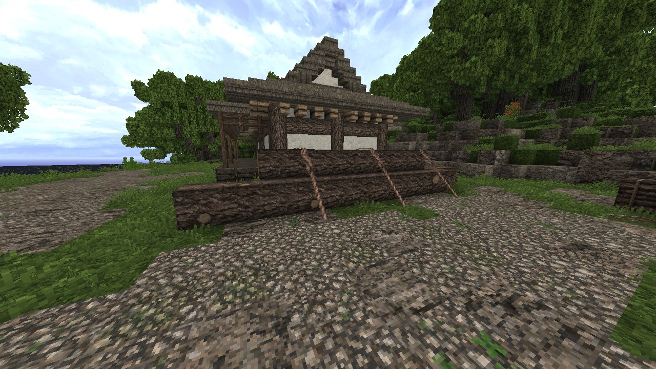 Japanese Lumber Camp Minecraft Map