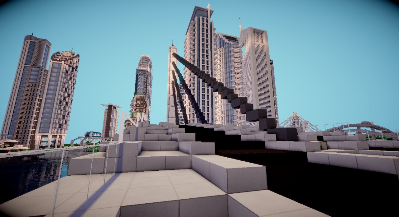 Modern Bridge Minecraft Map