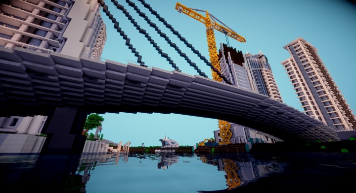 Modern Bridge Minecraft Map