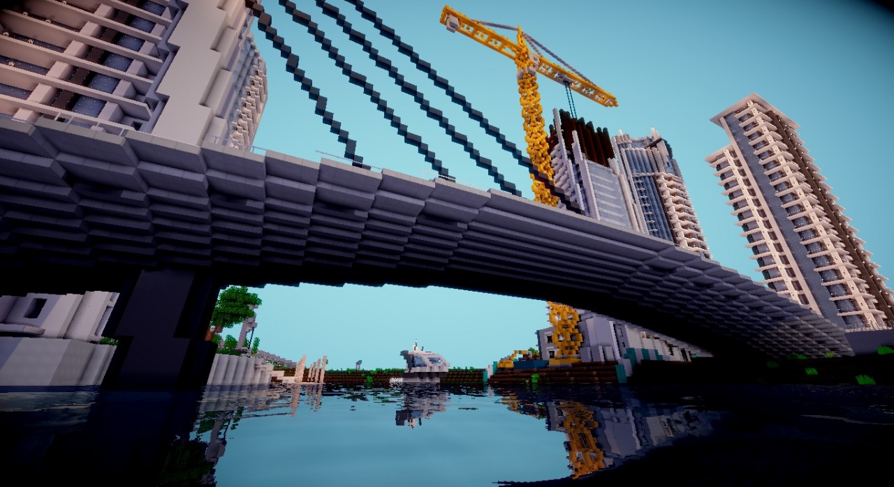 Modern Bridge Minecraft Map