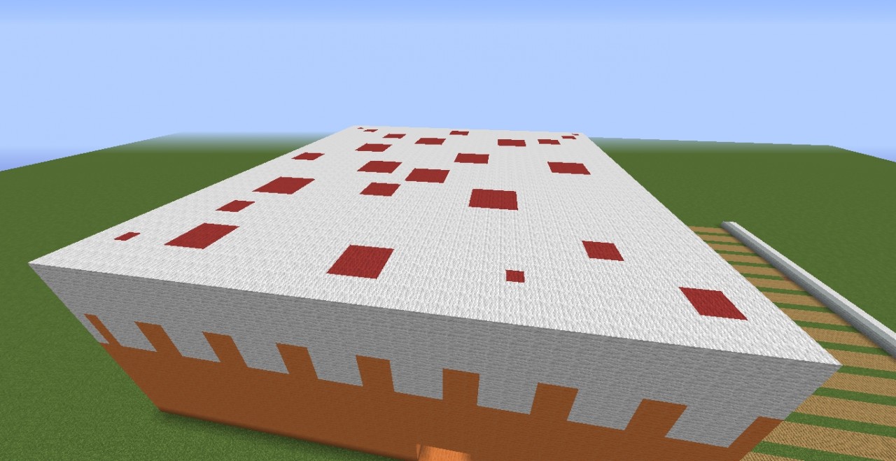 Cake and Rail With Heads Minecraft Map