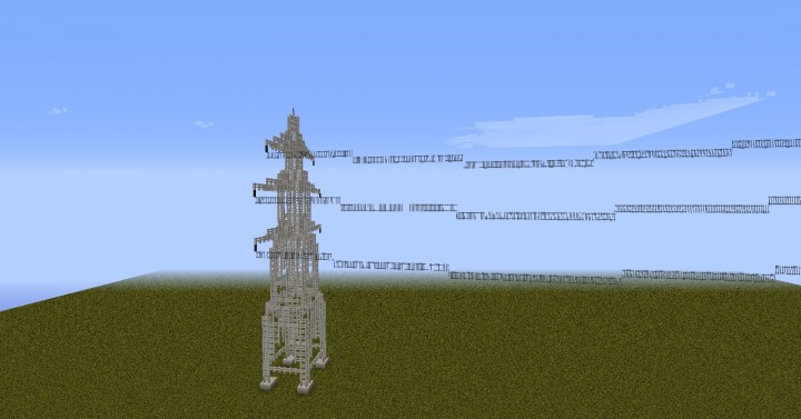 Realistic Overhead Line Minecraft Map