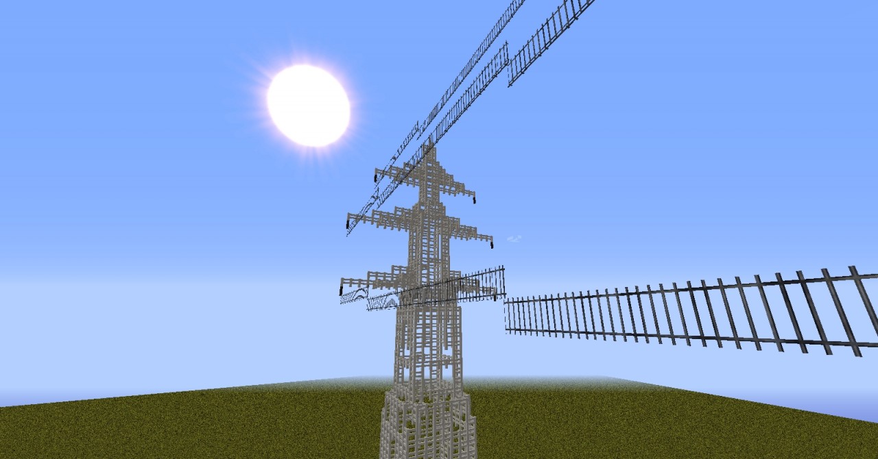 Realistic Overhead Line Minecraft Map
