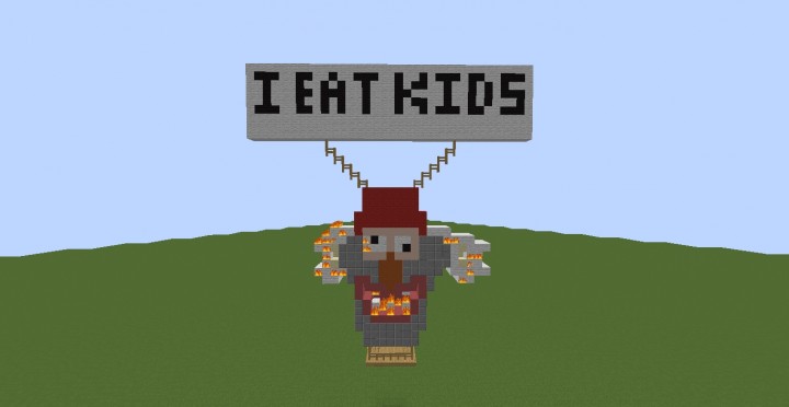 Burning Grunkle Stan Balloon - Gravity Falls Minecraft Map